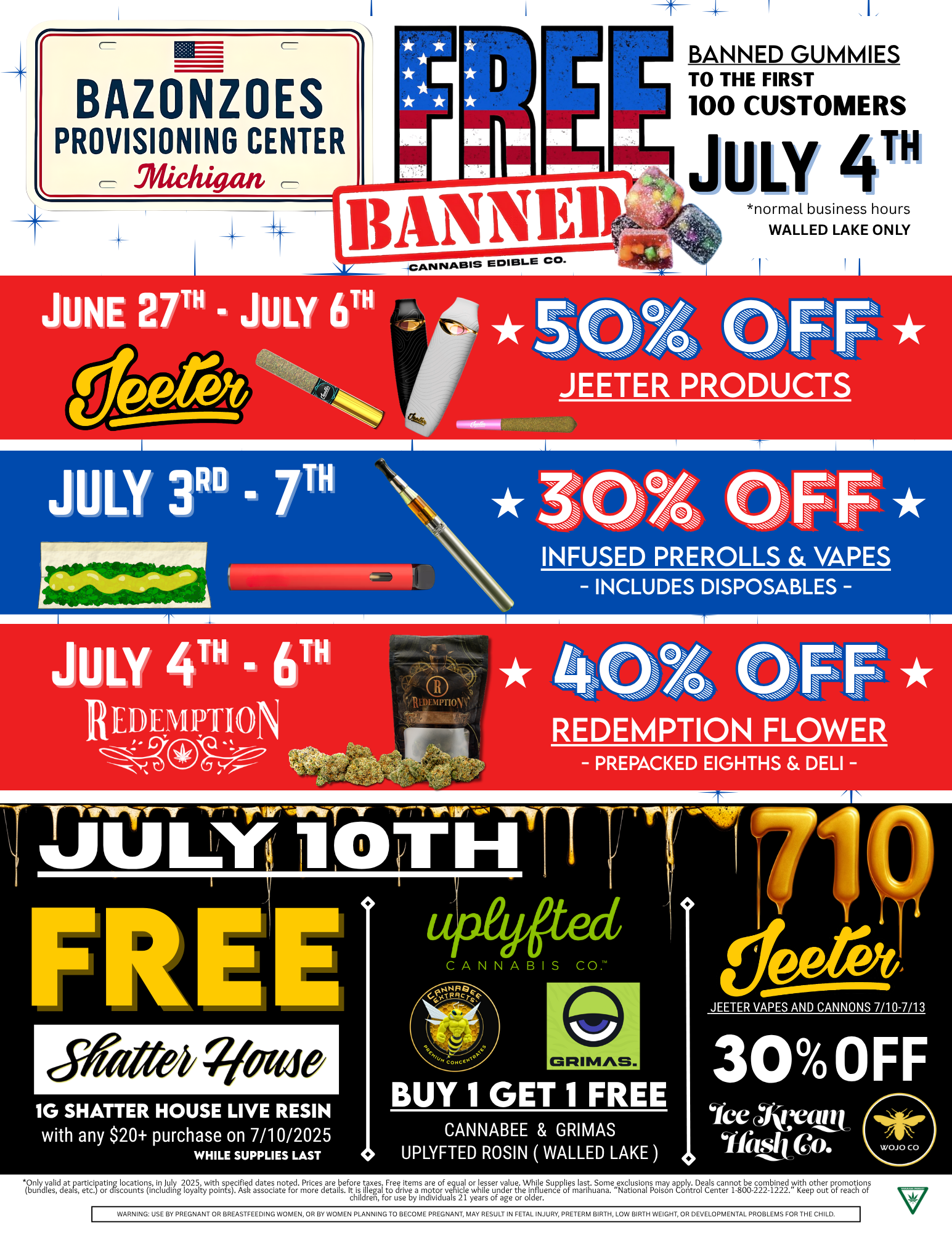 JULY 2025 – WHAT’S HAPPENING? — Bazonzoes